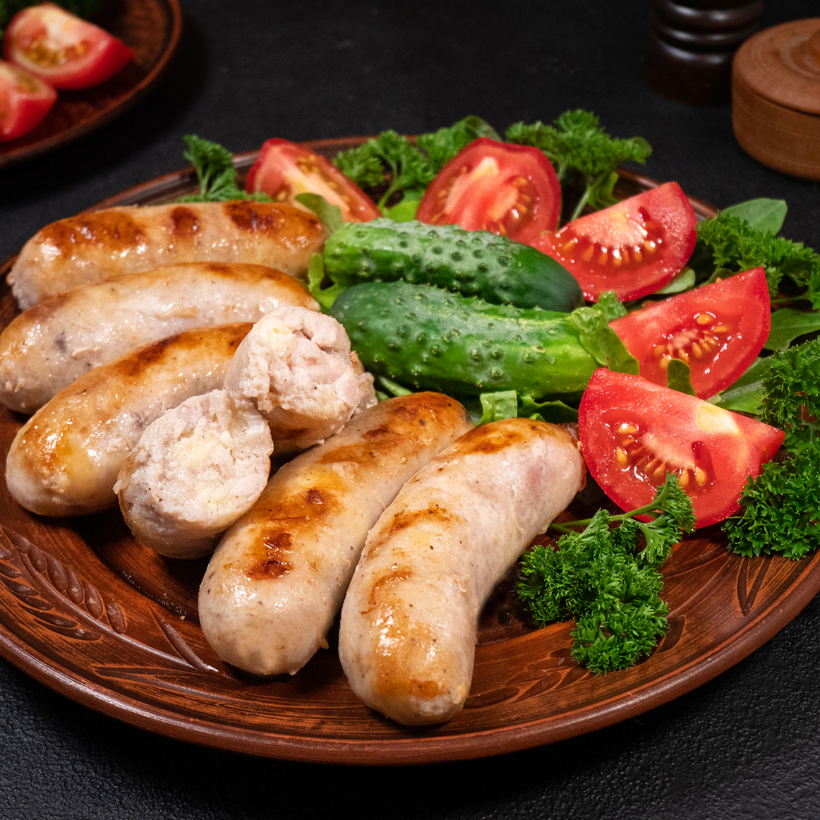 MultiCook NJ - Grilled chicken and cheese sausage